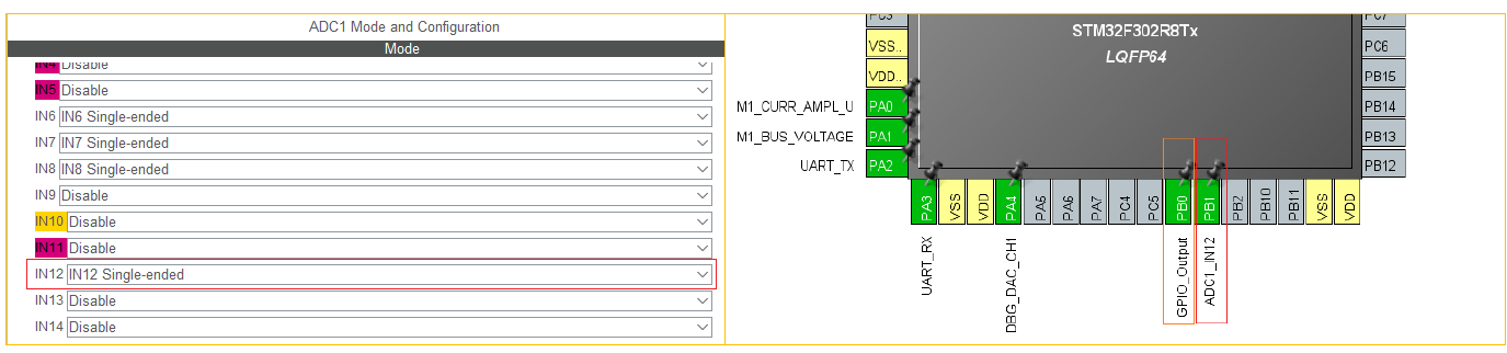 Adding ADC channels and PINs in MCSDK 5.X - AMS and STM32