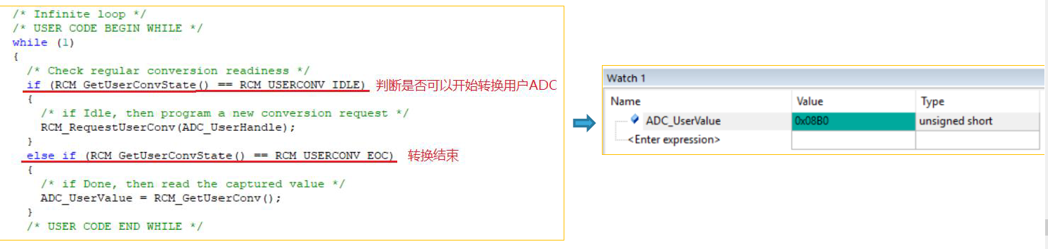 Adding ADC channels and PINs in MCSDK 5.X - AMS and STM32