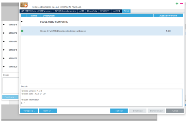 STM32H5 USB Composite(DFU+HID) - AMS and STM32